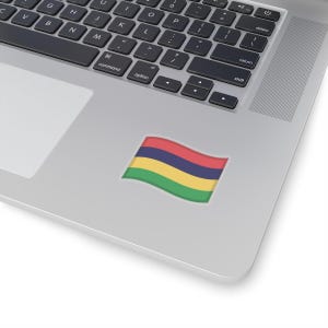 Mauritius Flag Sticker | Fun Sticker Decoration | Fun Gift | Laptop ...