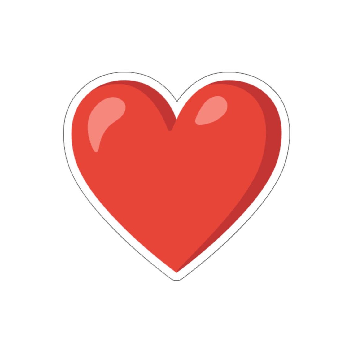Heart Emoji Sticker | Heart Sticker | Fun Sticker Decorations | Fun ...