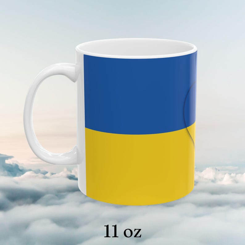 Ukrainian Flag Coffee Mug, Ukraine Coffee Cup - Etsy