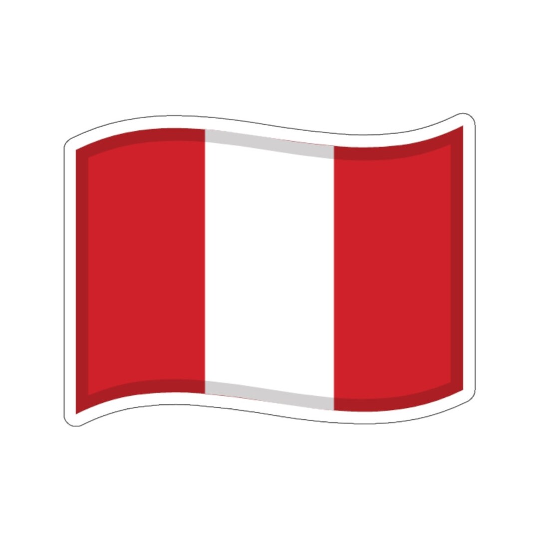 Peruvian Flag Sticker | Peru Flag | Fun Sticker Decorations | Fun Gift ...