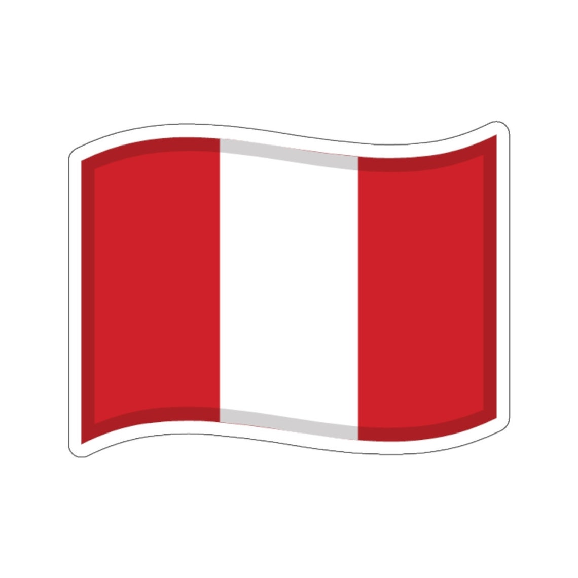 Peruvian Flag Sticker | Peru Flag | Fun Sticker Decorations | Fun Gift ...