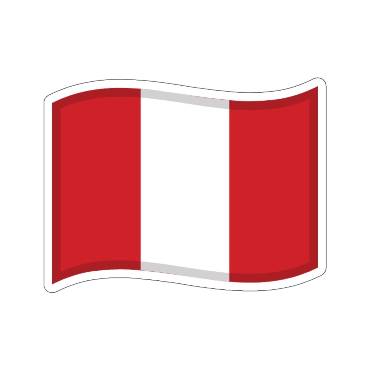 Peruvian Flag Sticker | Peru Flag | Fun Sticker Decorations | Fun Gift ...