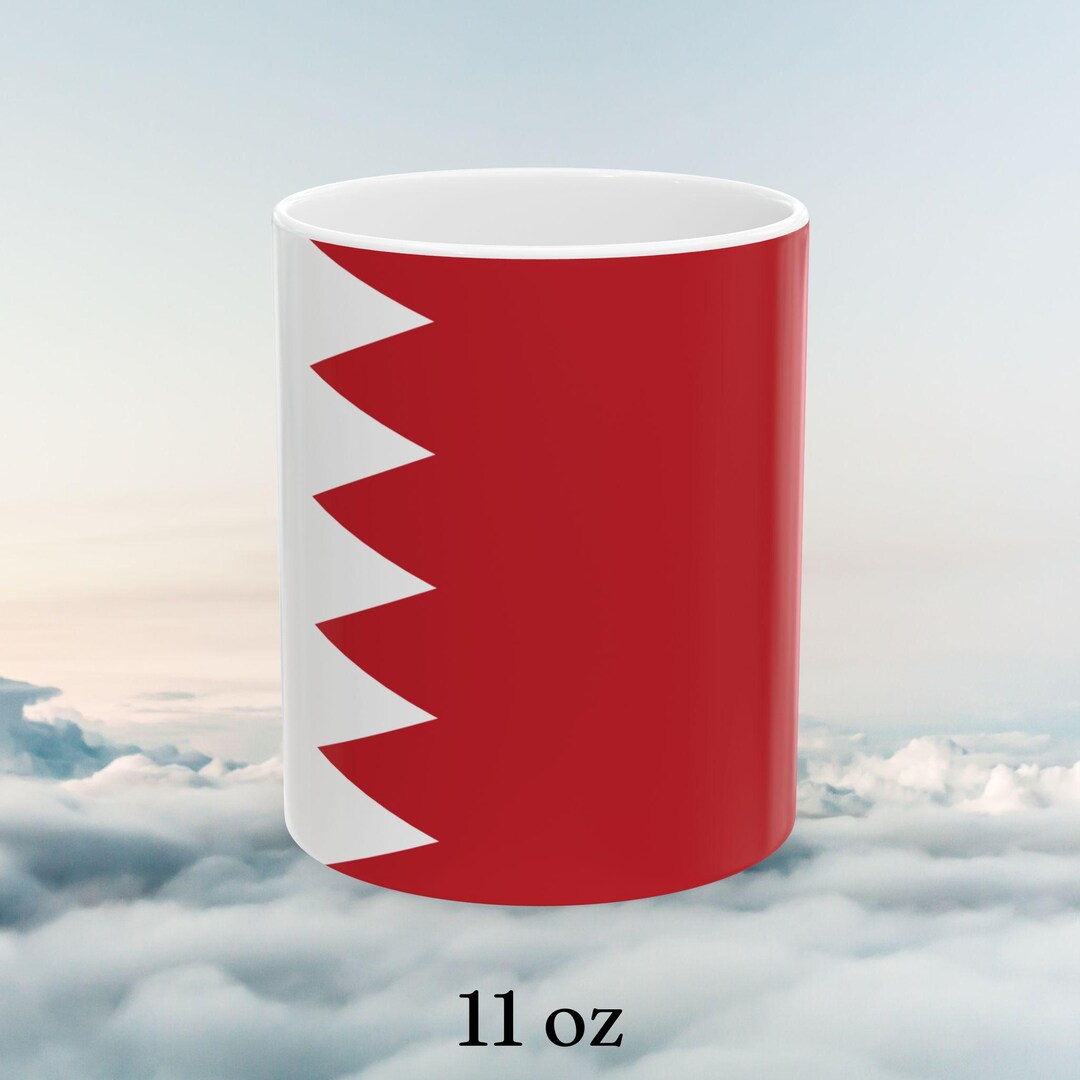Bahrain Flag Coffee Mug, Coffee Cup - Etsy