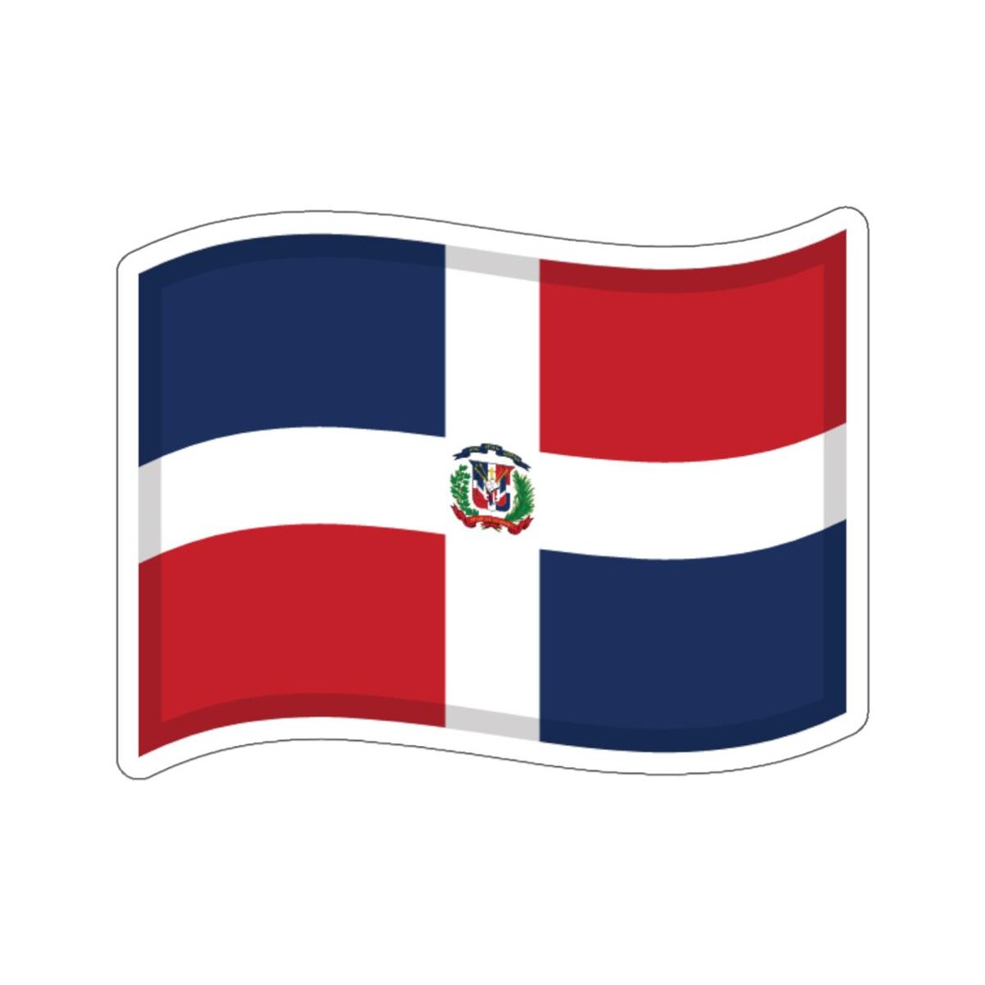 Dominican Republic Flag Sticker | Fun Sticker Decorations | Fun Gift ...