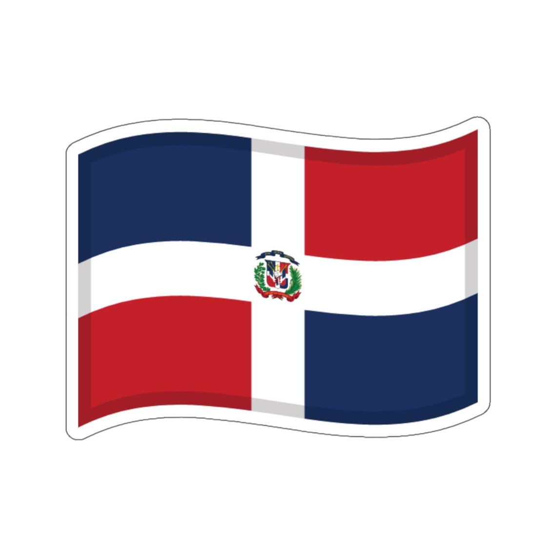 Dominican Republic Flag Sticker | Fun Sticker Decorations | Fun Gift ...