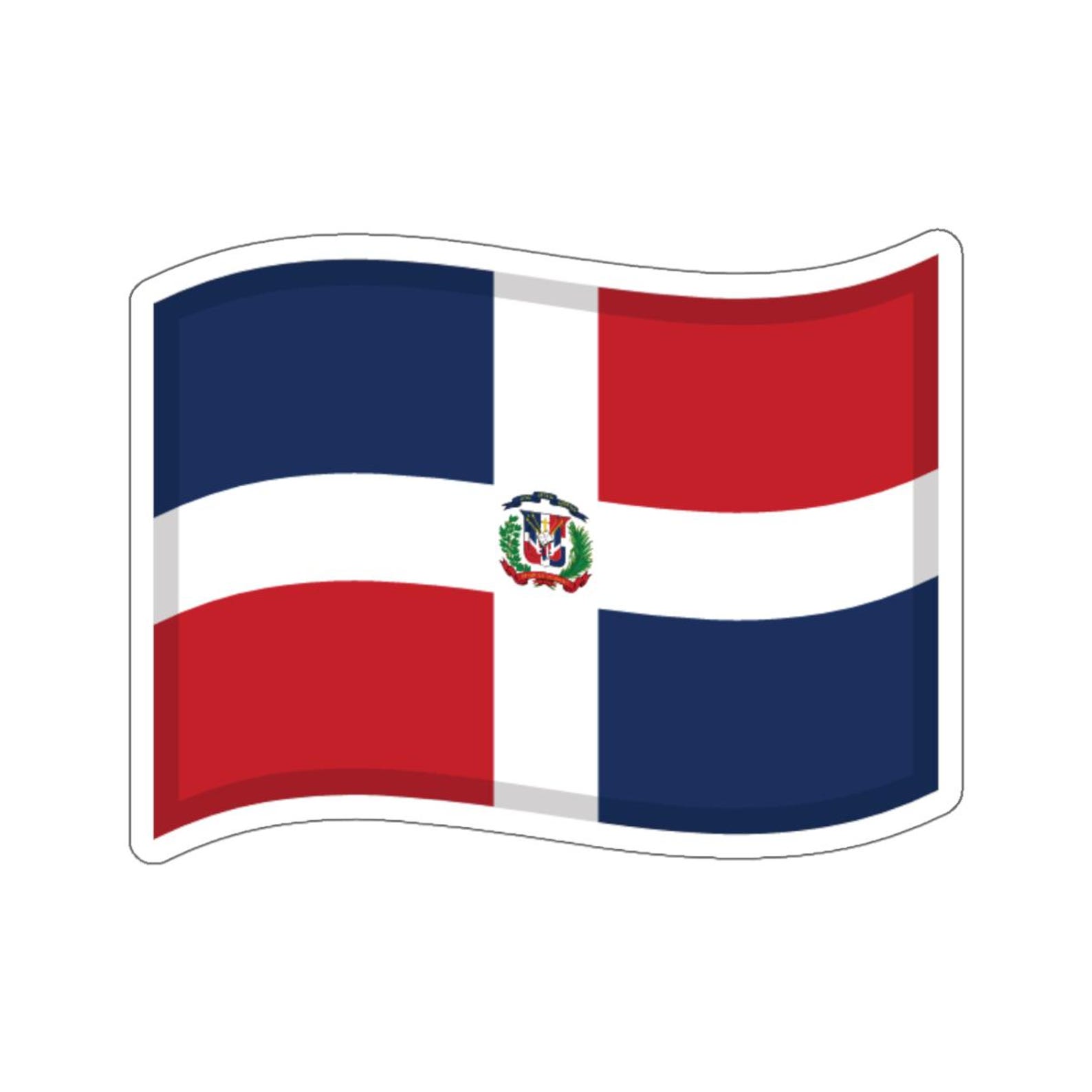 Dominican Republic Flag Sticker | Fun Sticker Decorations | Fun Gift ...