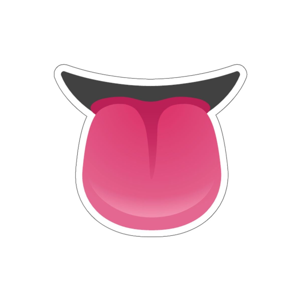 Tongue Emoji Sticker | Tongue Sticker | Fun Sticker Decorations | Fun ...
