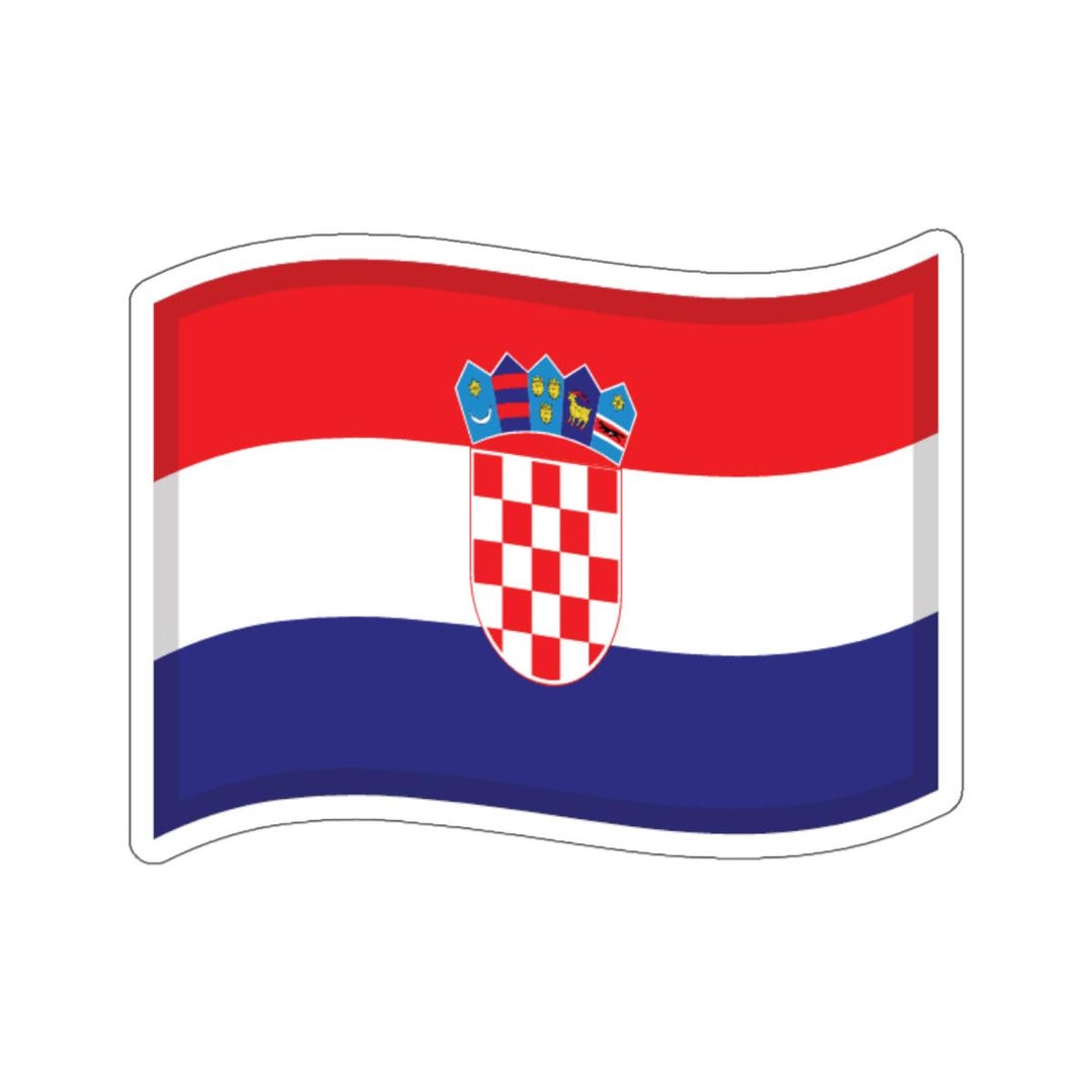 Croatia Flag Sticker | Croatian Flag | Fun Sticker Decorations | Fun ...