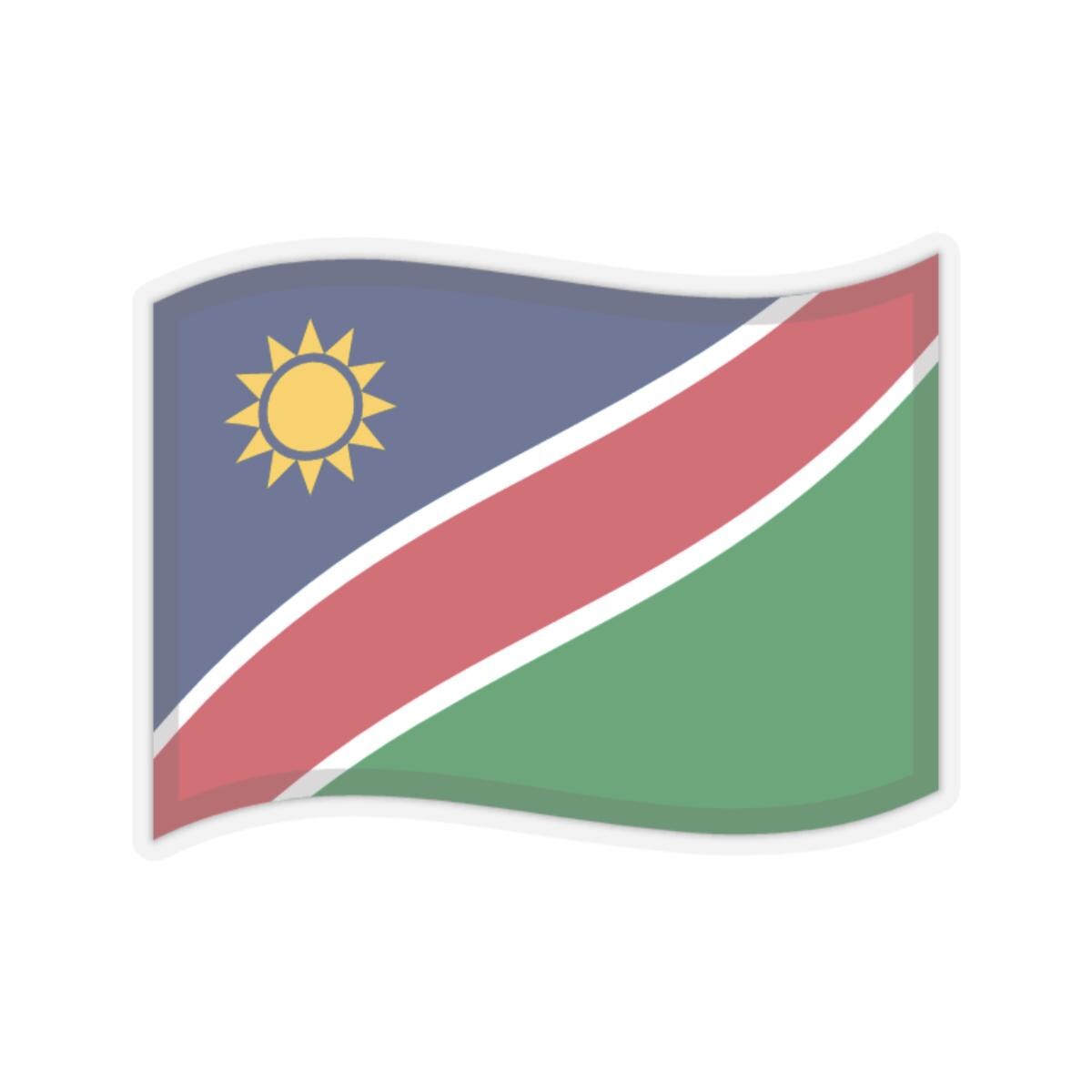 Namibia Flag Sticker | Namibian Flag | Fun Sticker Decoration | Fun ...