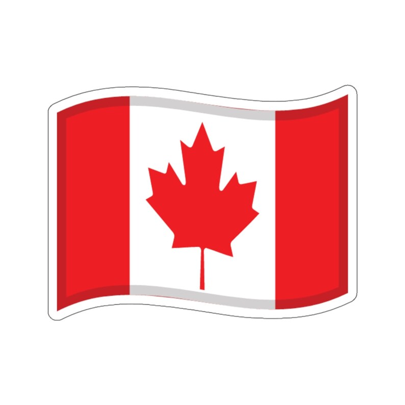 Canadian Flag Sticker | Fun Sticker Decorations | Fun Gift | Laptop ...