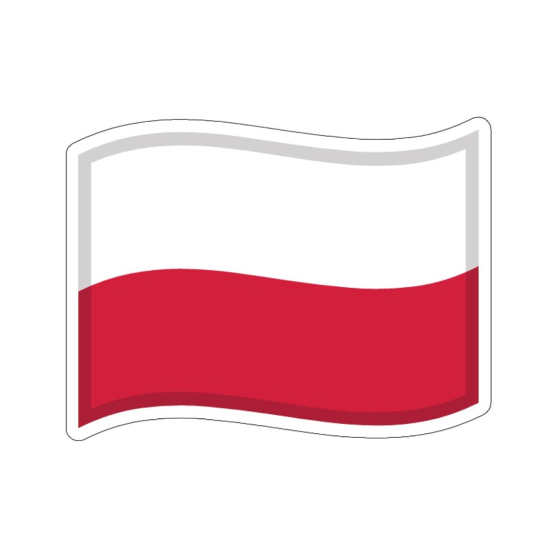 Poland Flag Sticker | Polish Flag | Fun Sticker Decoration | Fun Gift ...