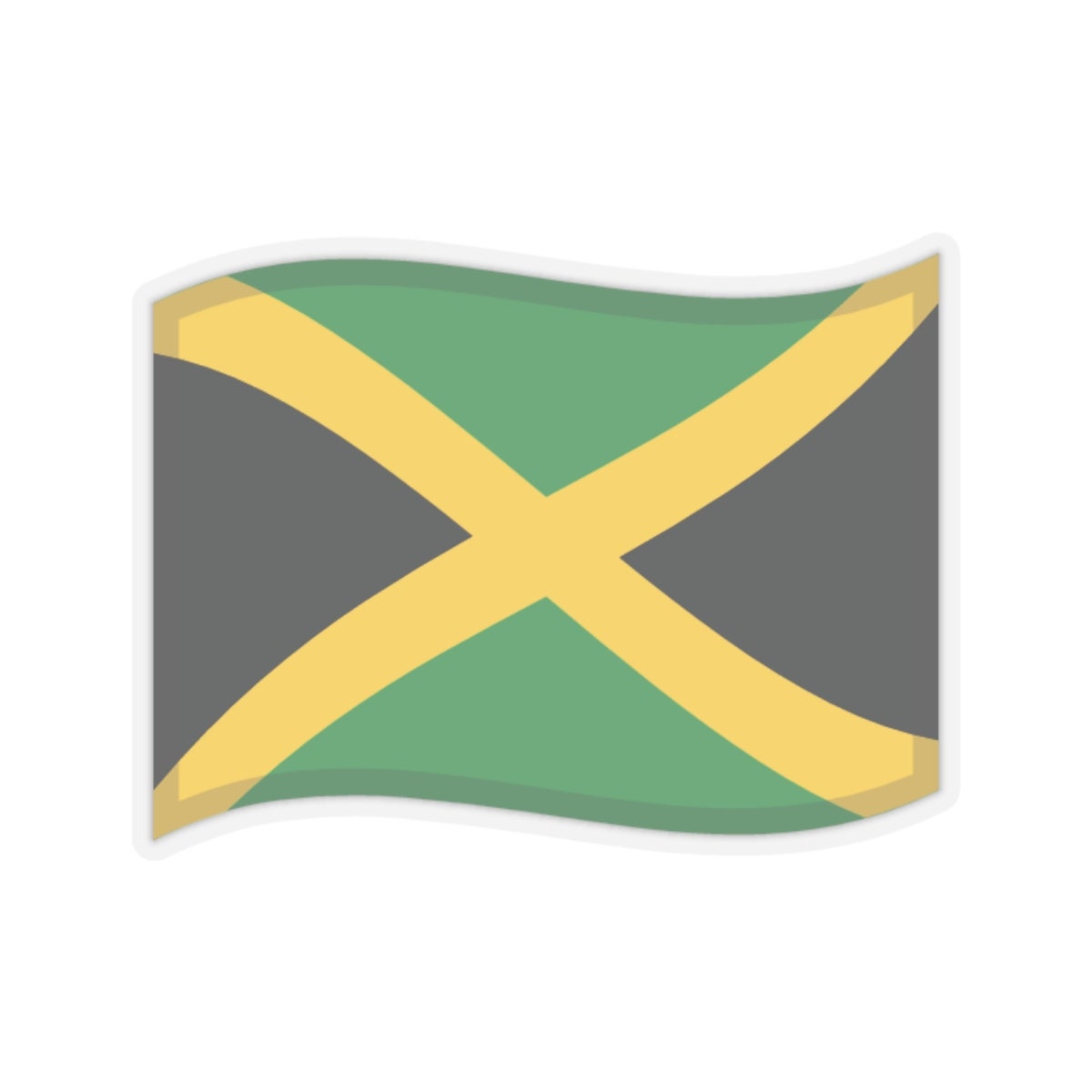 Jamaican Flag Sticker | Fun Sticker Decorations | Fun Gift | Laptop ...