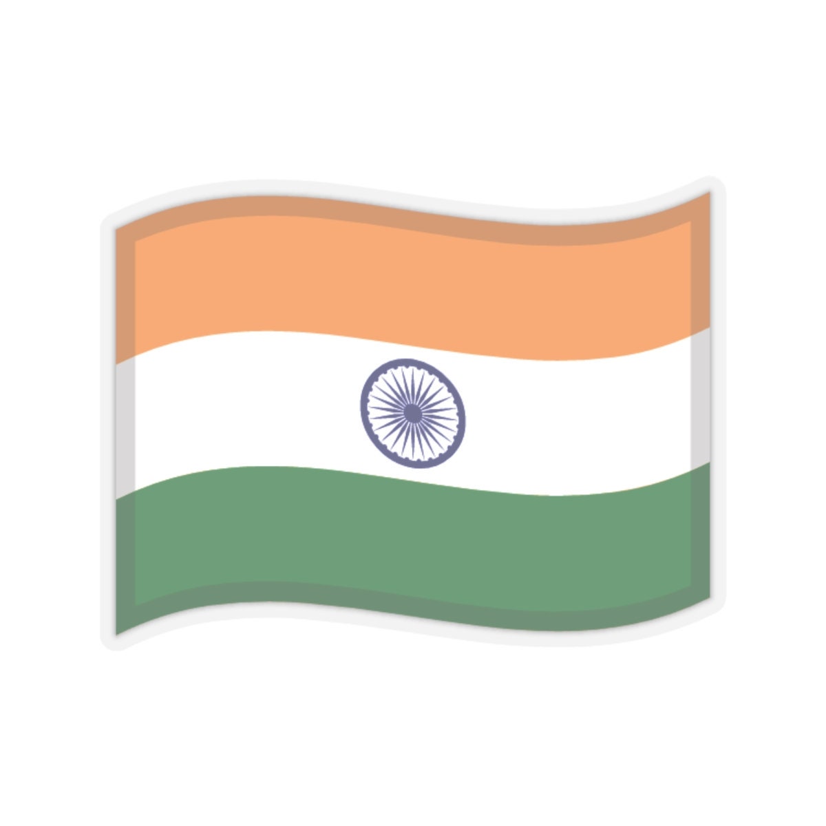 Indian Flag Sticker | India Flag | Fun Sticker Decorations | Fun Gift ...