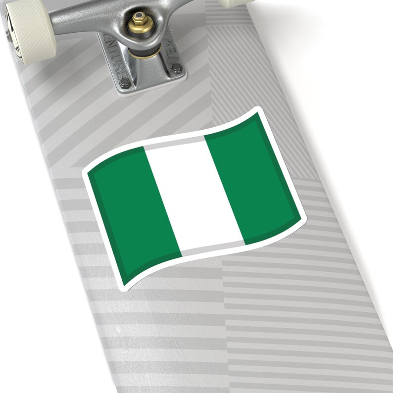 Nigerian Flag Sticker | Nigeria | Fun Sticker Decorations | Fun Gift ...