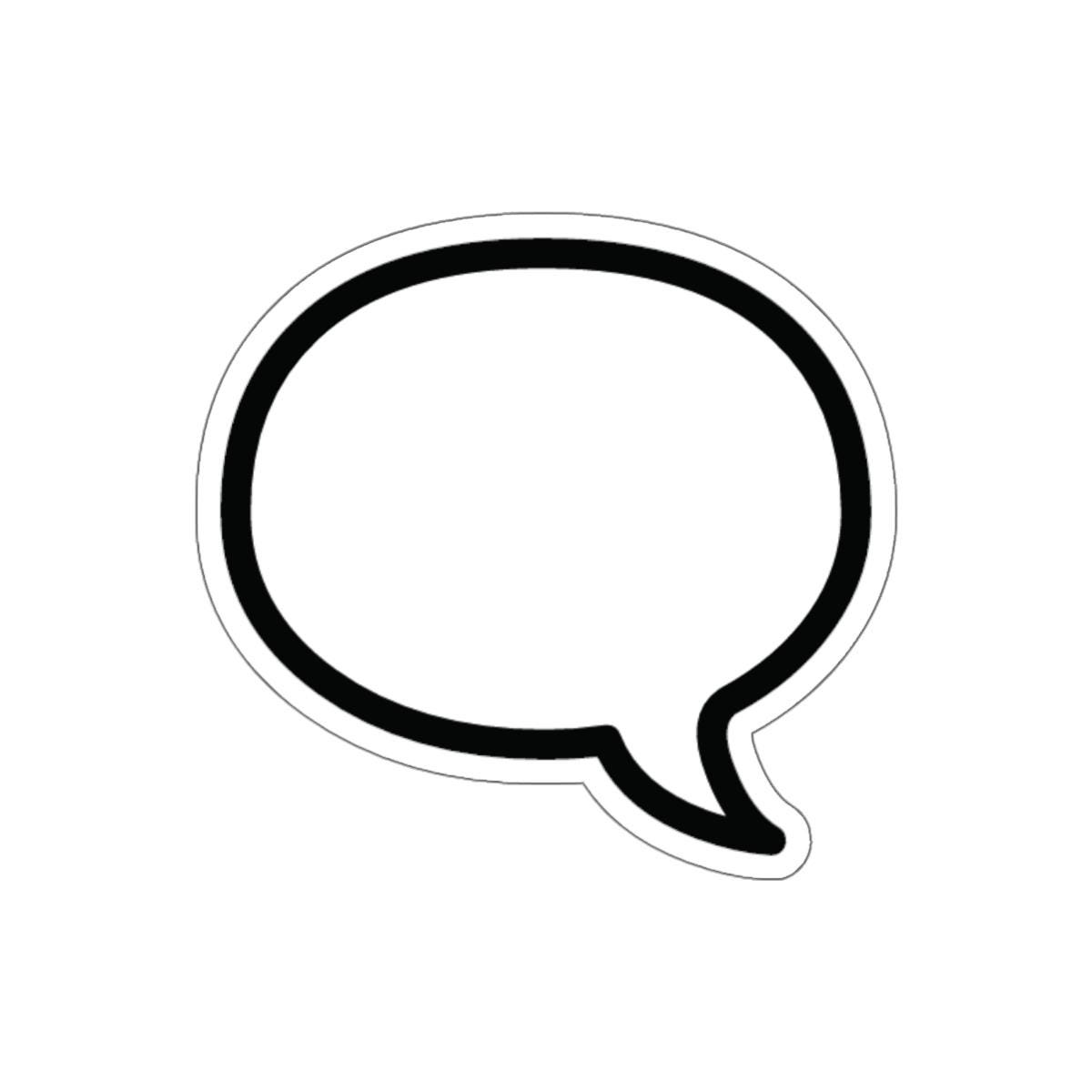 Text Bubble Emoji Sticker | Speech Bubble Sticker | Fun Sticker ...