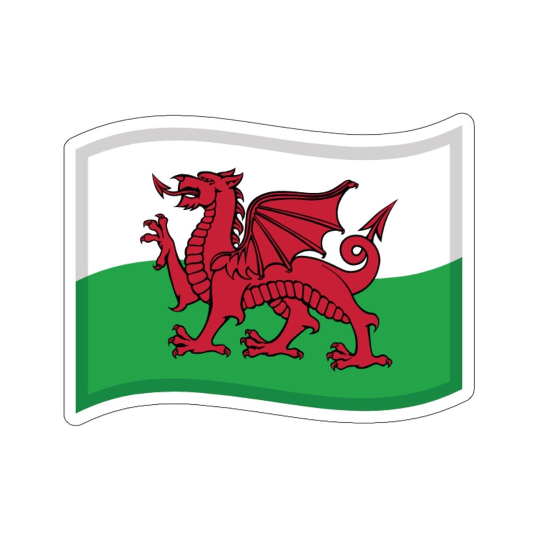 Welsh Flag Sticker | Wales Flag | Fun Sticker Decorations | Fun Gift ...