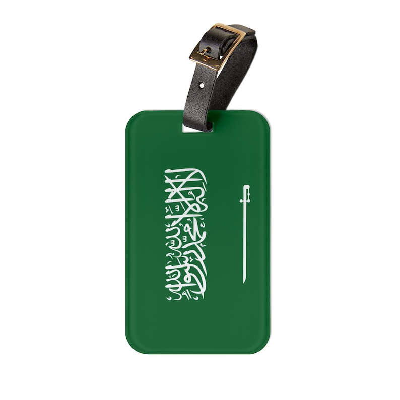 Saudi Arabia Flag Luggage Tag, Saudi Arabian Flag Suitcase Tag, Gym Bag ...