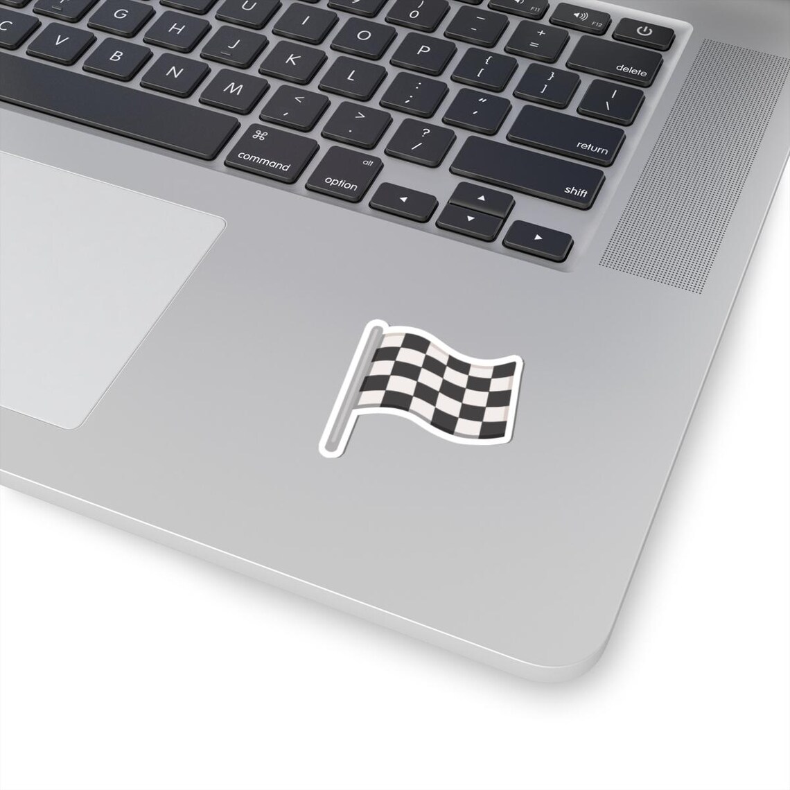 Checkered Flag Emoji Sticker | Race Flag Sticker | Fun Sticker ...