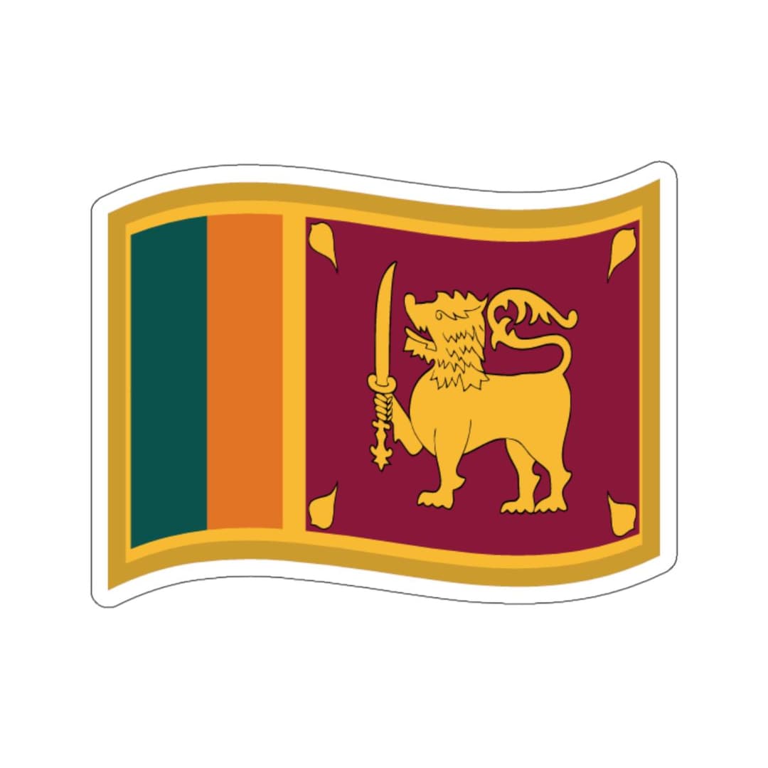 Sri Lanka Flag Sticker | Fun Sticker Decoration | Fun Gift | Laptop ...