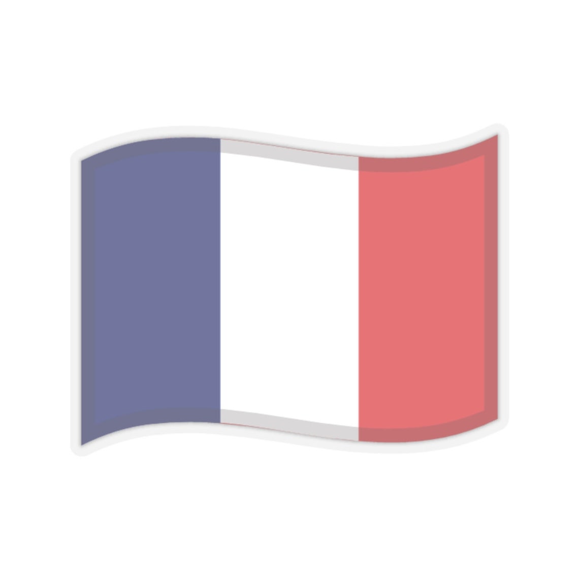French Flag Sticker | France Flag | Fun Sticker Decorations | Fun Gift ...