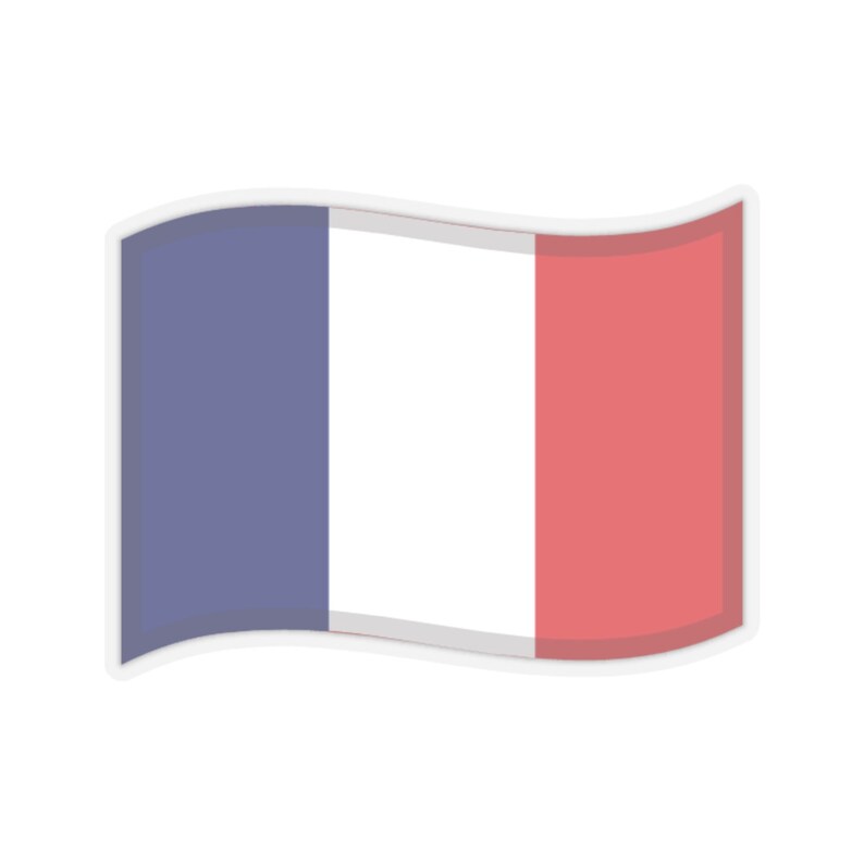 French Flag Sticker | France Flag | Fun Sticker Decorations | Fun Gift ...