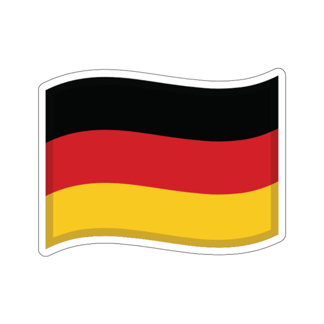 German Flag Sticker | Germany Flag | Fun Sticker Decorations | Fun Gift ...