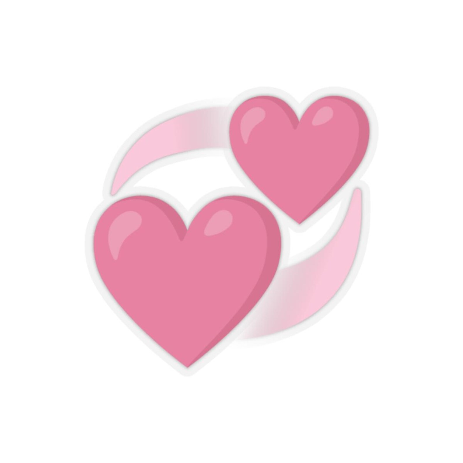 Hearts Emoji Sticker Heart Sticker Fun Sticker Decorations Fun Gift ...