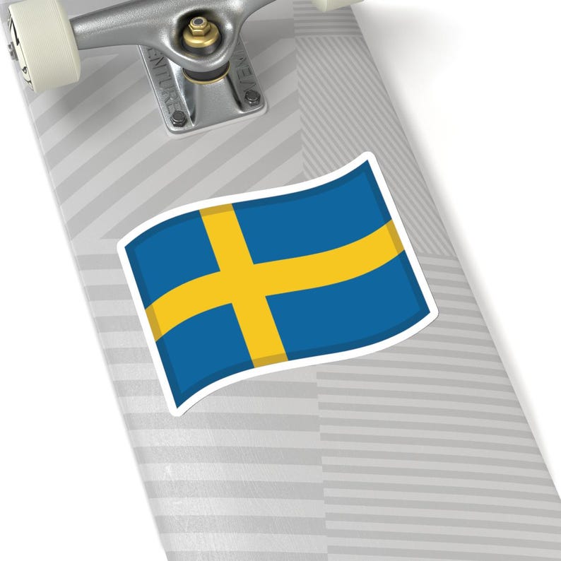 Sweden Flag Sticker | Swedish Flag | Fun Sticker Decoration | Fun Gift ...