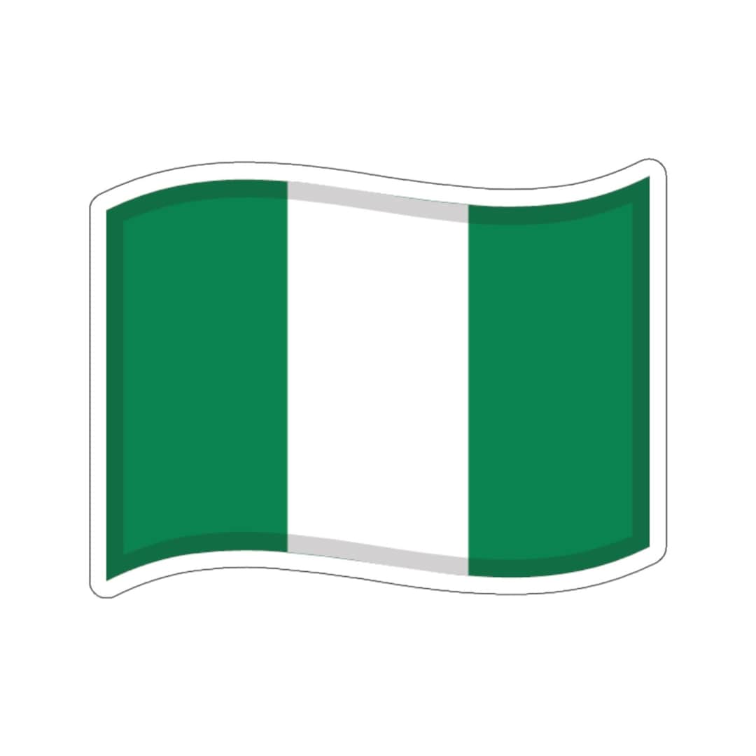Nigerian Flag Sticker | Nigeria | Fun Sticker Decorations | Fun Gift ...