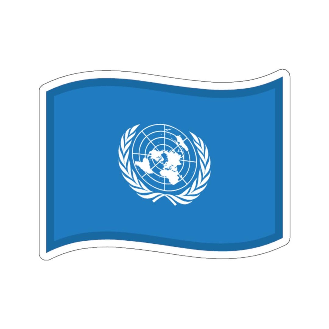 United Nations Flag Sticker | UN Flag | Fun Sticker Decoration | Fun ...