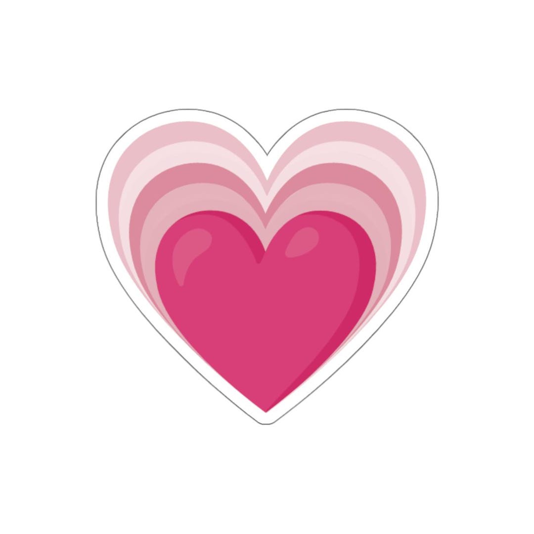 Growing Heart Emoji Sticker | Heart Sticker | Fun Sticker Decorations ...