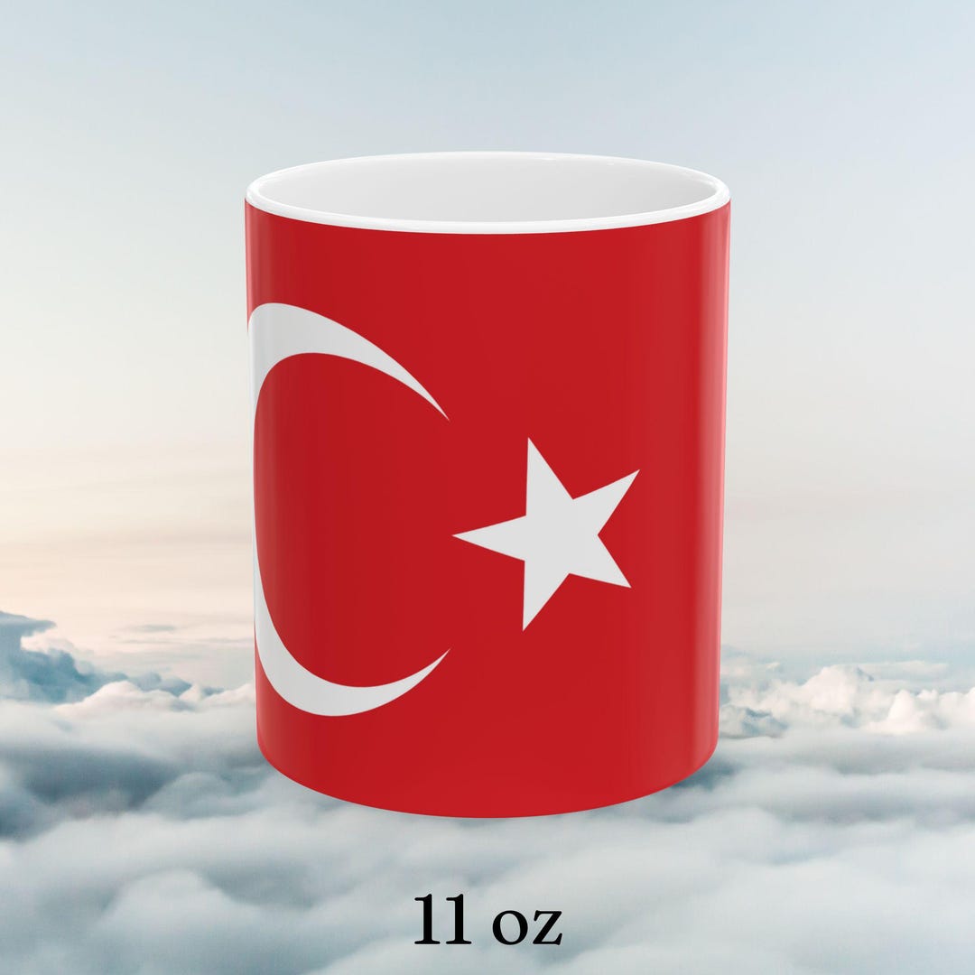 Turkey Flag Coffee Mug, Coffee Cup, Turkiye - Etsy