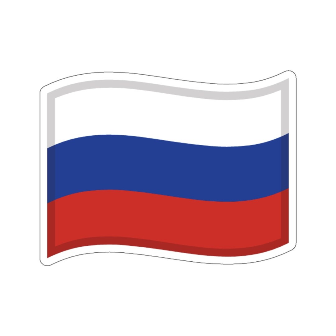 Russian Flag Sticker | Russian | Fun Sticker Decorations | Fun Gift ...