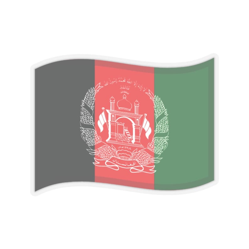 Afghanistan Flag Sticker | Afghan Flag | Fun Sticker Decorations | Fun ...