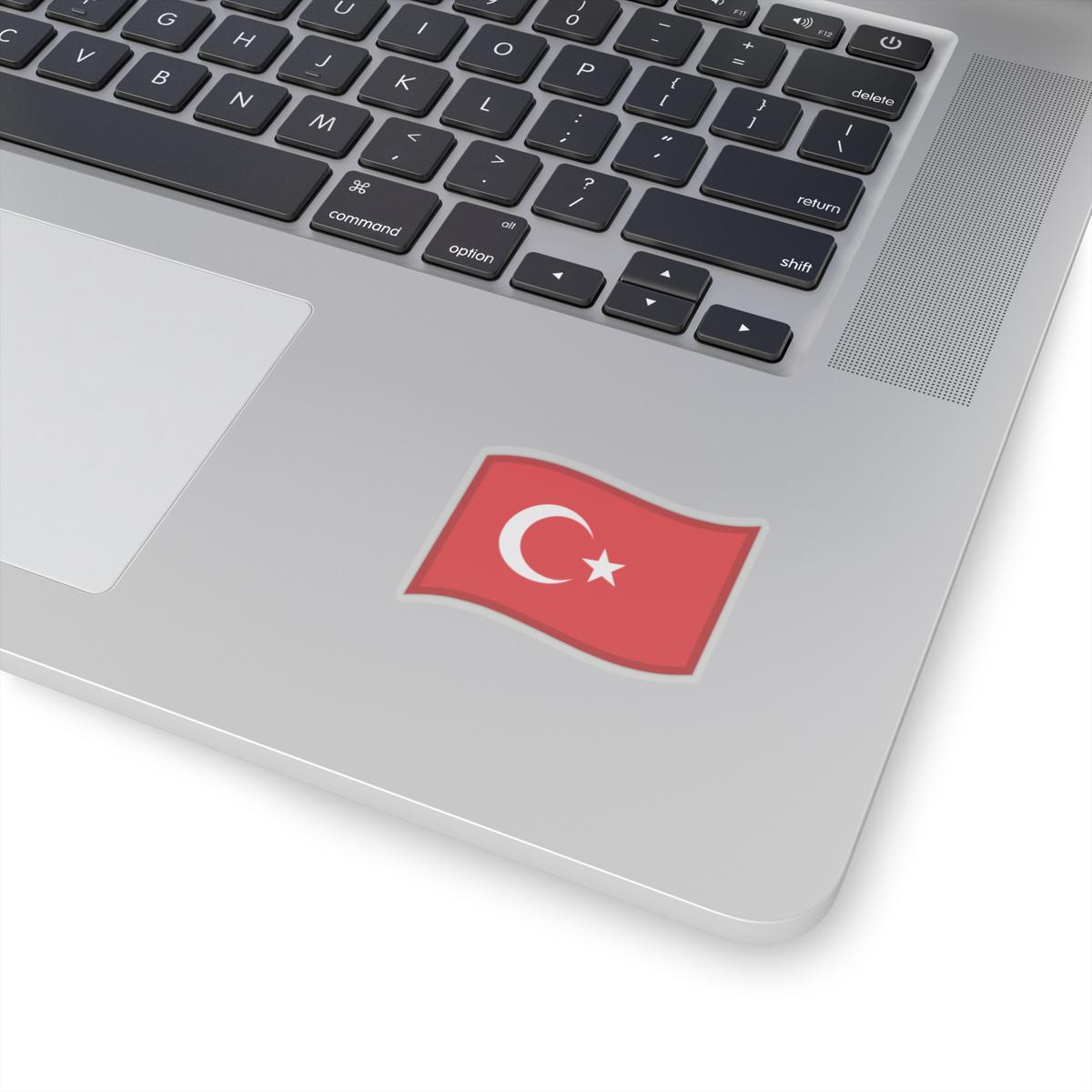 Turkiye Flag Sticker | Turkish Flag | Fun Sticker Decoration | Fun Gift ...