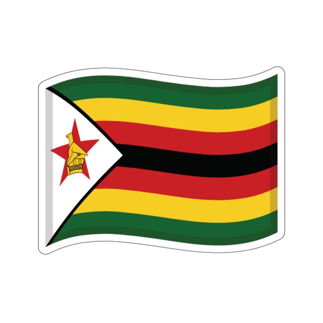 Zimbabwe Flag Sticker | Fun Sticker Decorations | Fun Gift | Laptop ...