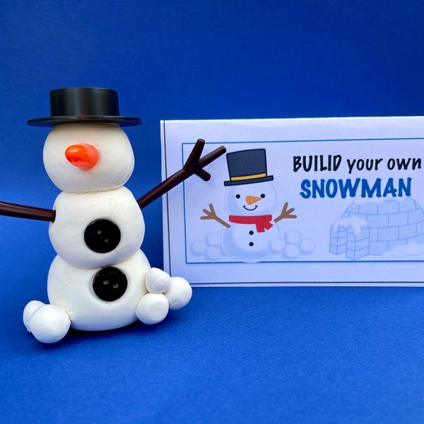 Playdoh Snowman Kit - Etsy