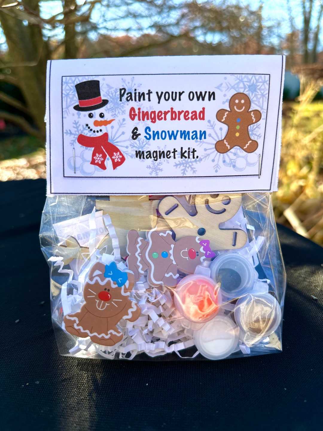 Paint Your Own, Student Gift, Christmas Tree. Snowman, Gingerbread ...