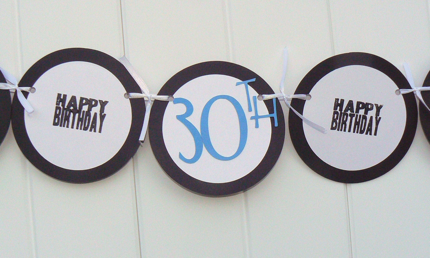 Happy 30th Birthday, Happy Birthday Banner, 30th - Etsy