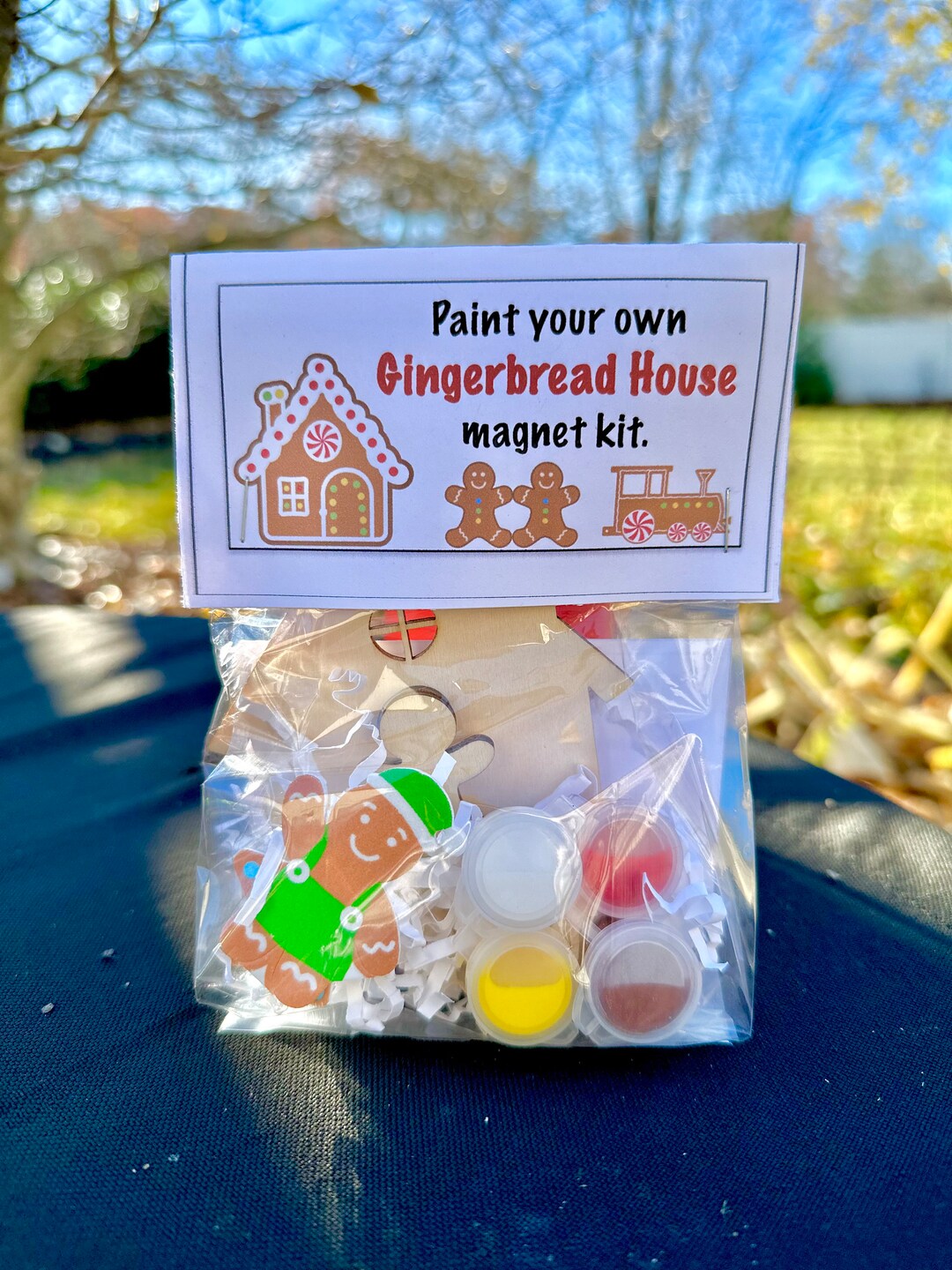 Paint Your Own, Gingerbread, Snowman, Snowflake, Class Favor, Christmas ...