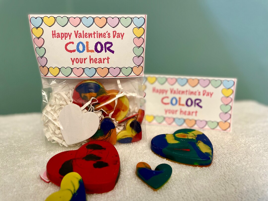 Melted Crayons, Valentine’s Day, Heart Shaped Crayons, Letter Crayons ...