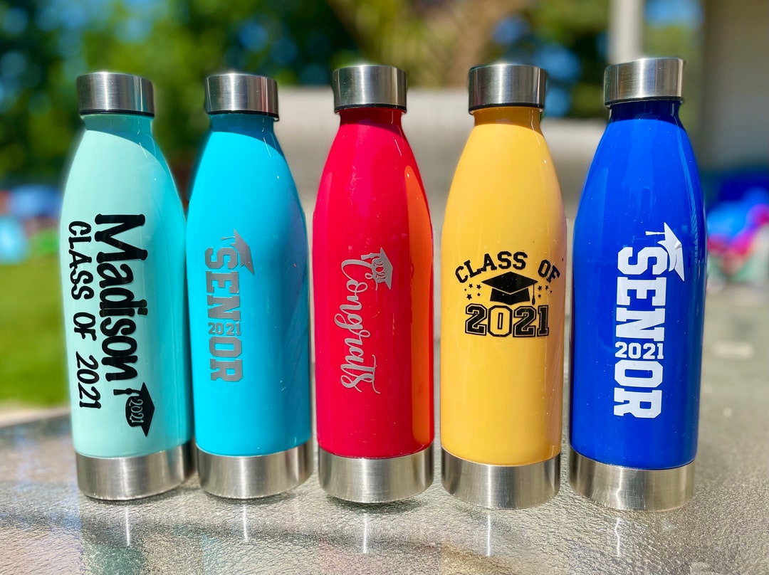 Personalized Water Bottles, Class of 2024, Grad, Congrats Grad ...