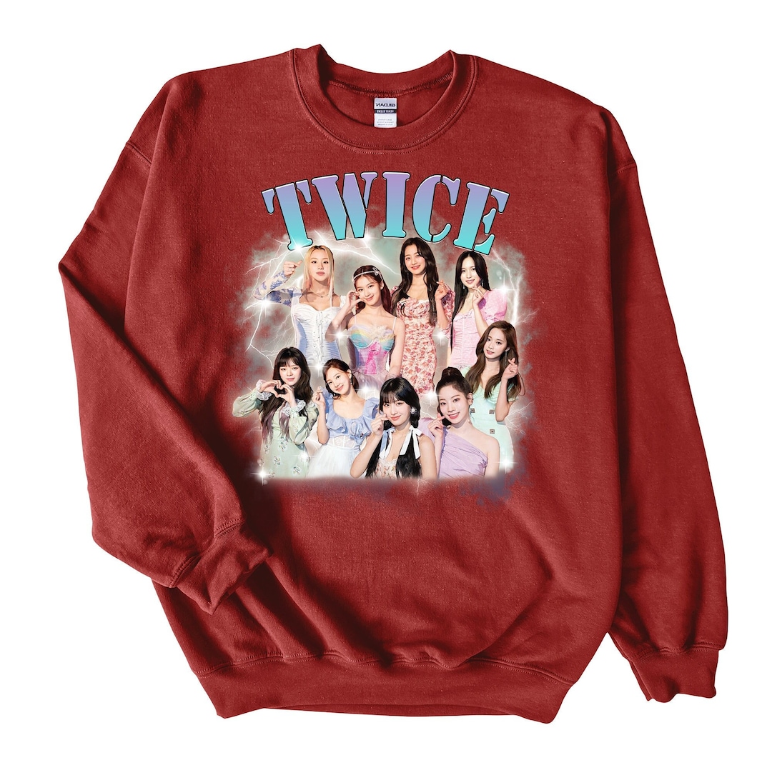 Cute Twice Members Chibi Sweatshirt, Twice Kpop Sweatshirt, Kpop Shirt ...