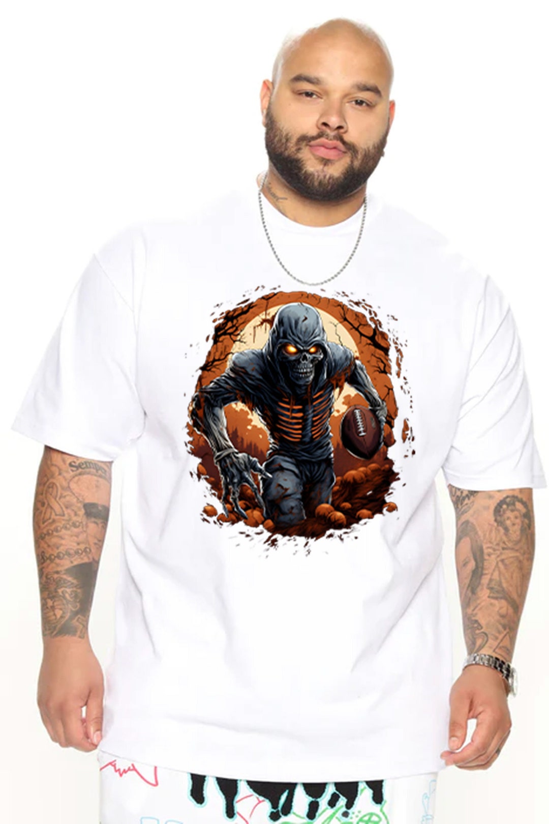 Zombie American Football Player, Zombie American Football Tshirt,trap ...