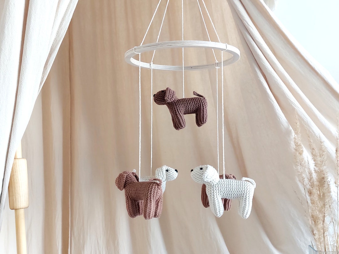 Dog Nursery Mobile, Animal Baby Mobile, Pets Crib Mobile - Etsy