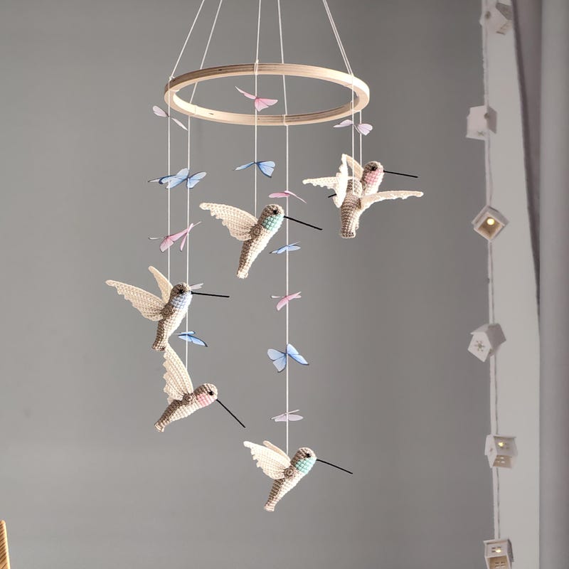 Flying Bird Mobile - Etsy