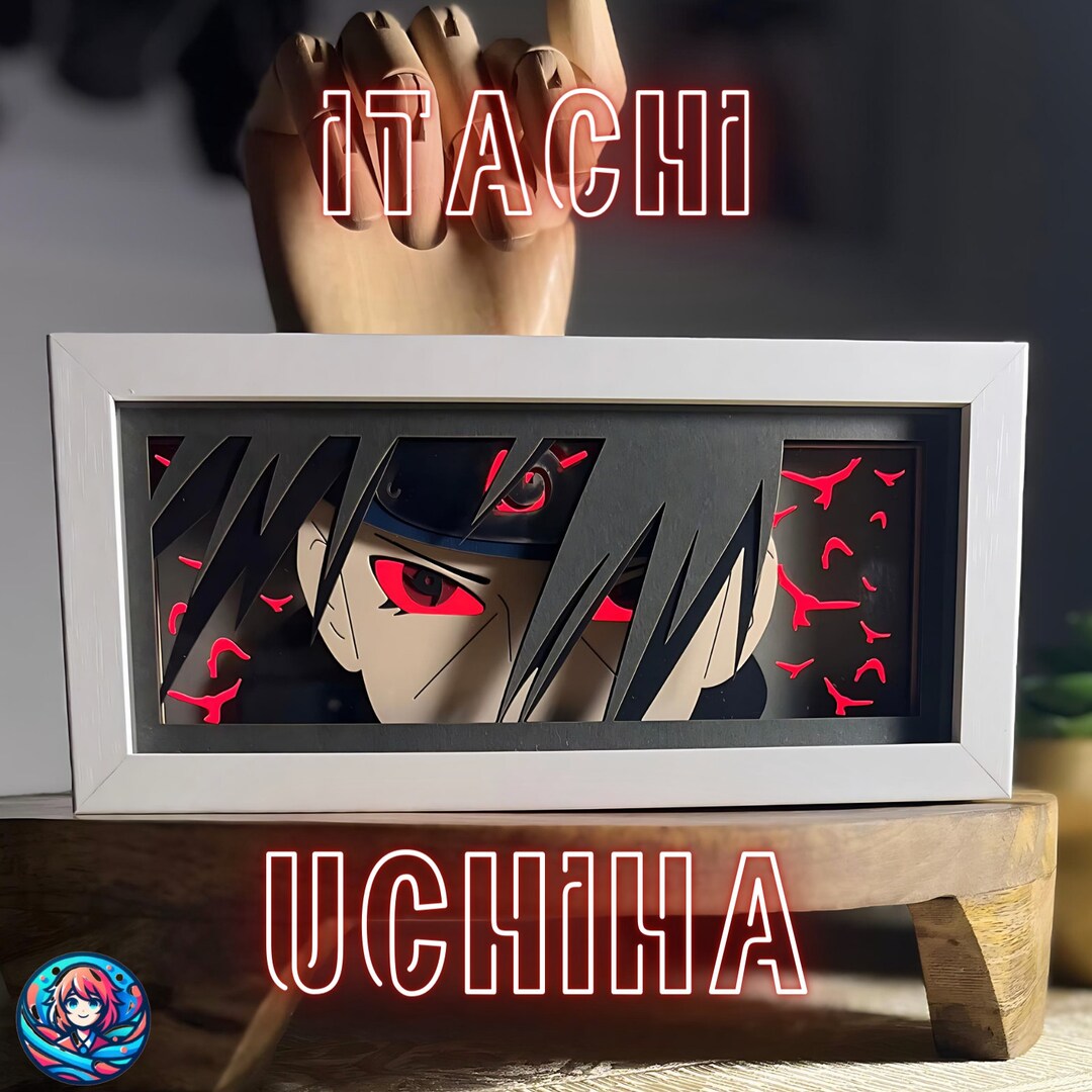 LED Light Box Itachi Lamp Handmade Anime Night Light Gift Decoration ...