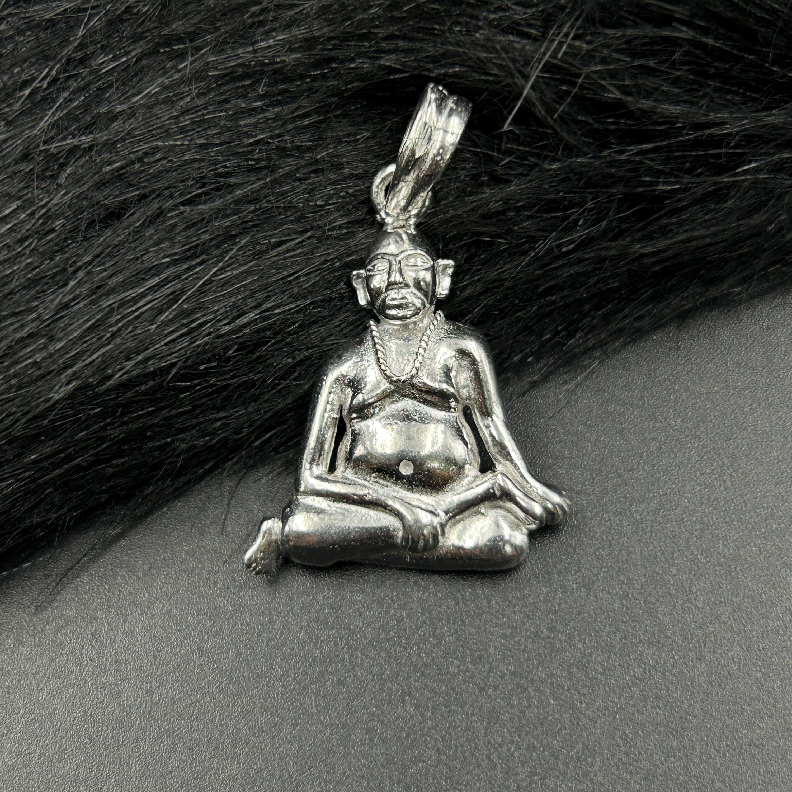 Design Swami Samarth Chain Pendant Handmade Silver Swami of Akkalkot ...