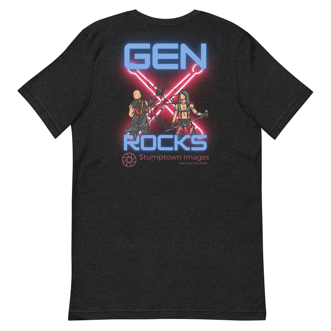 Stumptown Images Gen X Rocks Graphic Unisex T-shirt - Etsy