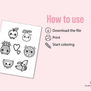 Kawaii Coloring Pages Food | 50 Printable Kids Coloring Pages | Cute ...